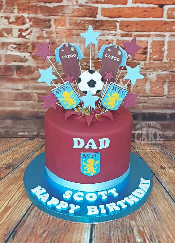 Aston Villa Birthday Cakes - Quality Cake Company - Tamworth