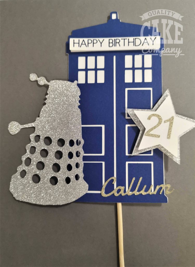 Tardis Printable Sign Birthday
