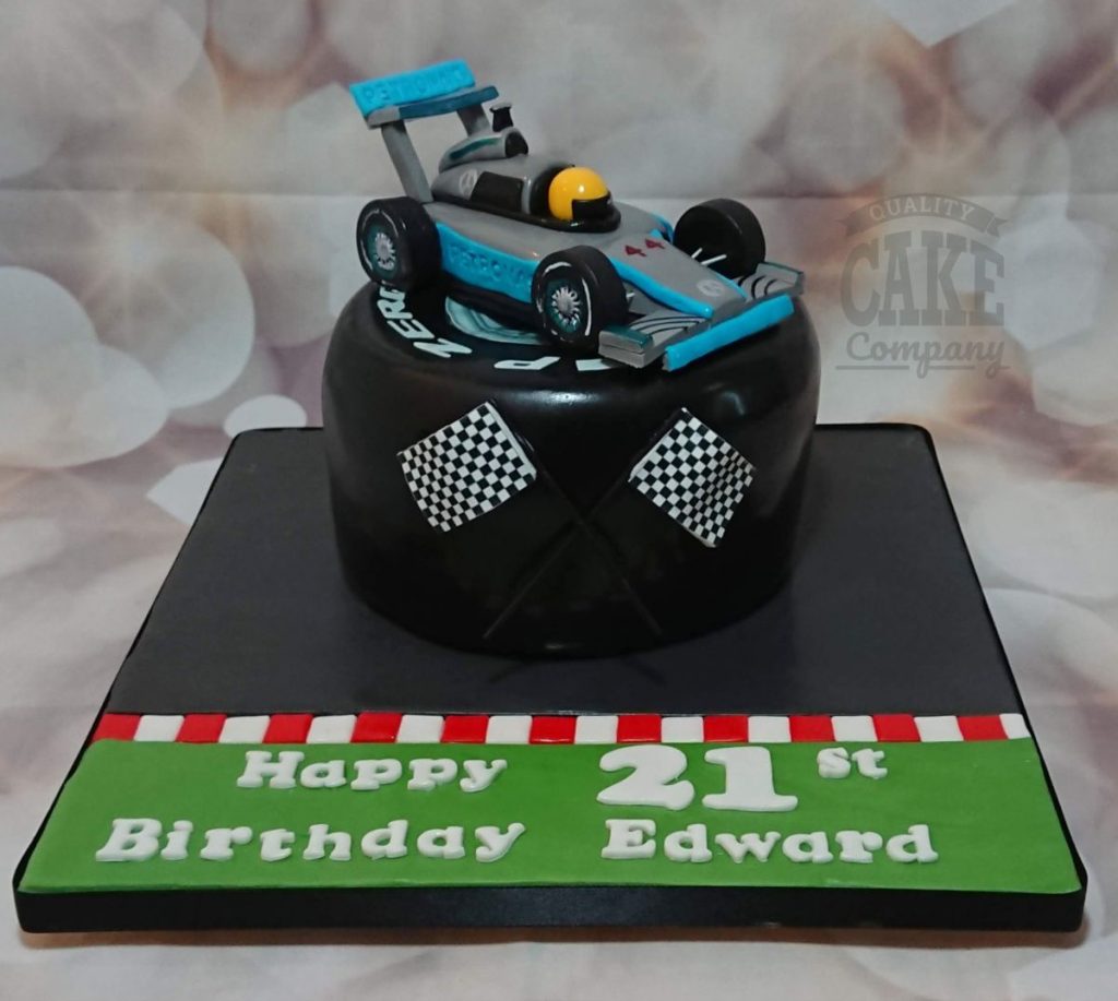 F1 Formula 1 Theme Cakes - Quality Cake Company - Tamworth
