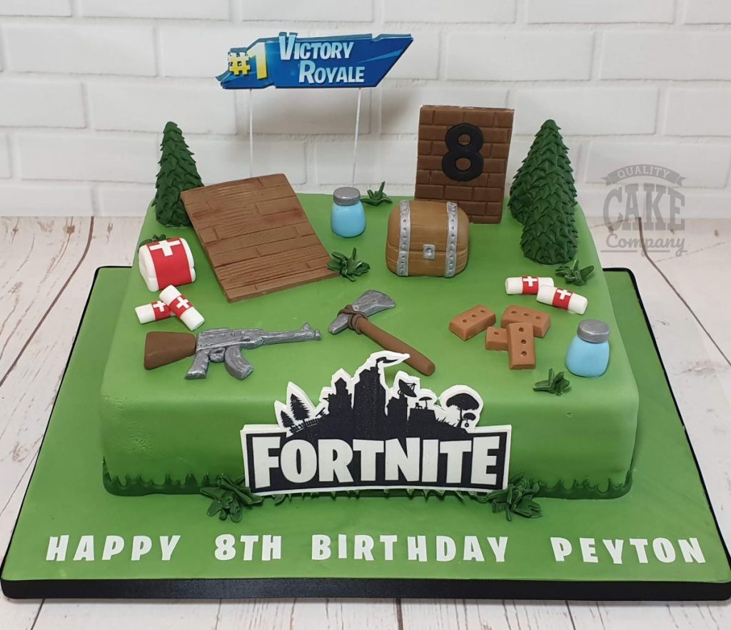 Fortnite Theme Cakes - Quality Cake Company Tamworth