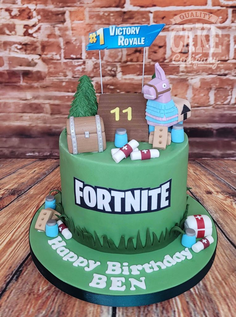 Fortnite Theme Cakes - Quality Cake Company Tamworth