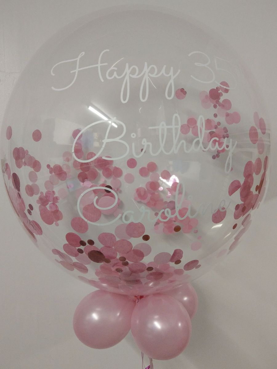 Personalised Bubble Balloons - Quality Cake Company Tamworth