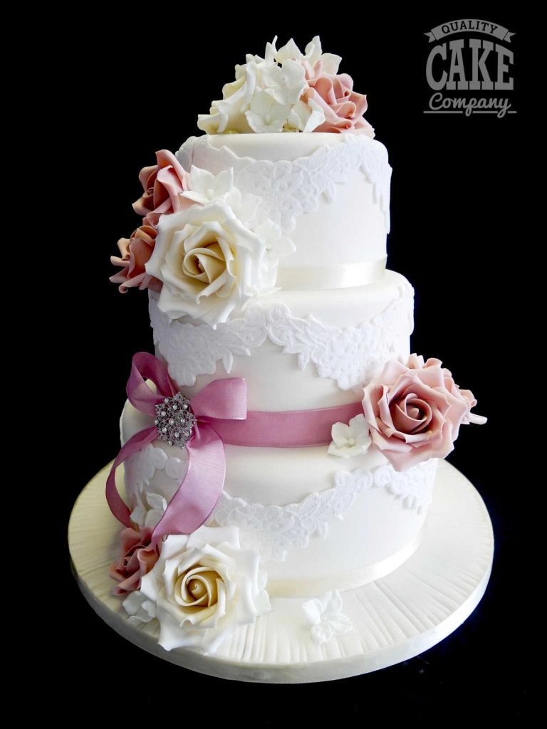 Pink Wedding Cakes - Quality Cake Company