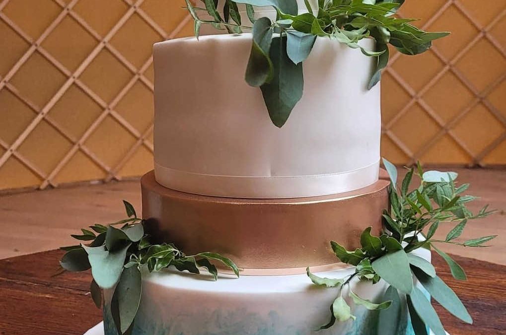 Western Turquoise Wedding Cakes