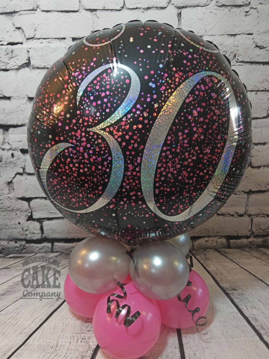 30th Birthday Balloons & Decorations - Quality Cake Company