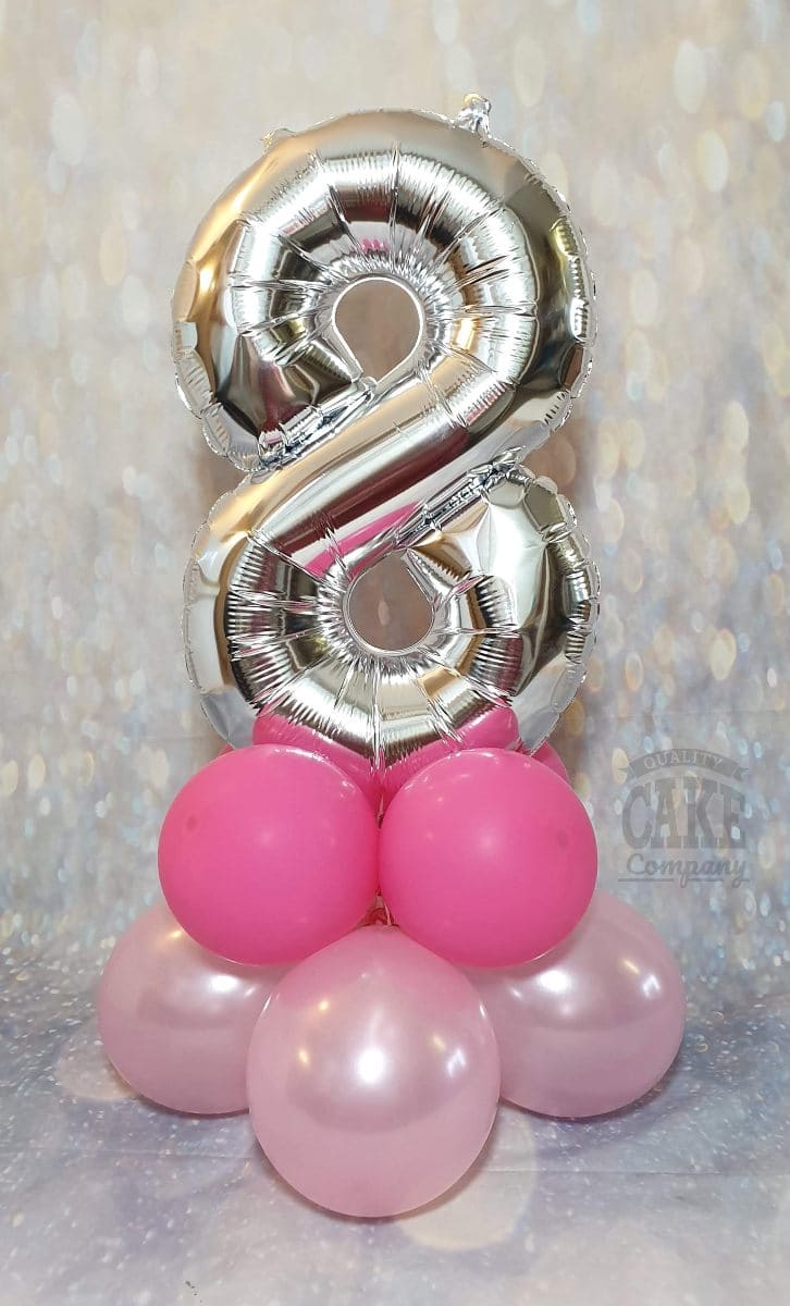 Table Number Balloons- Quality Cake Company Tamworth
