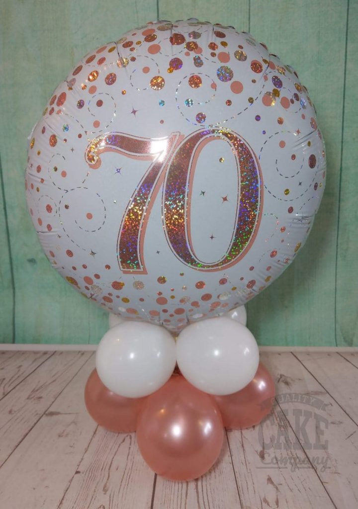 70th Birthday Balloons & Decorations - Quality Cake Company