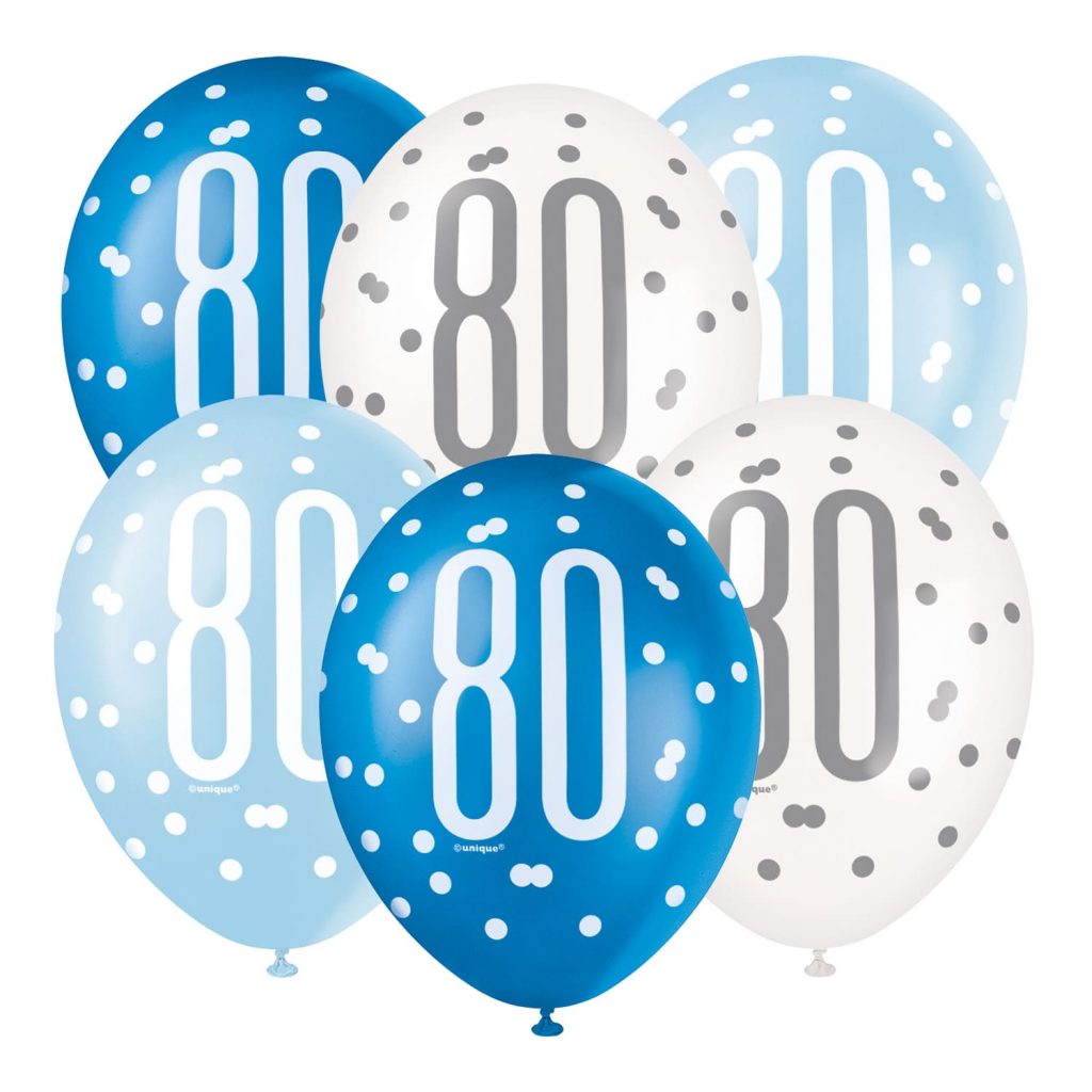 80th Birthday Balloons & Decorations - Quality Cake Company