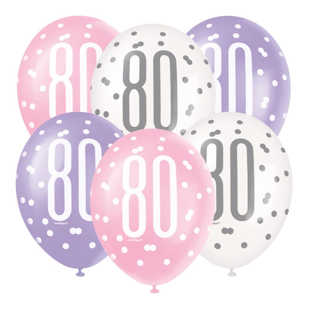 80th Birthday Balloons & Decorations - Quality Cake Company