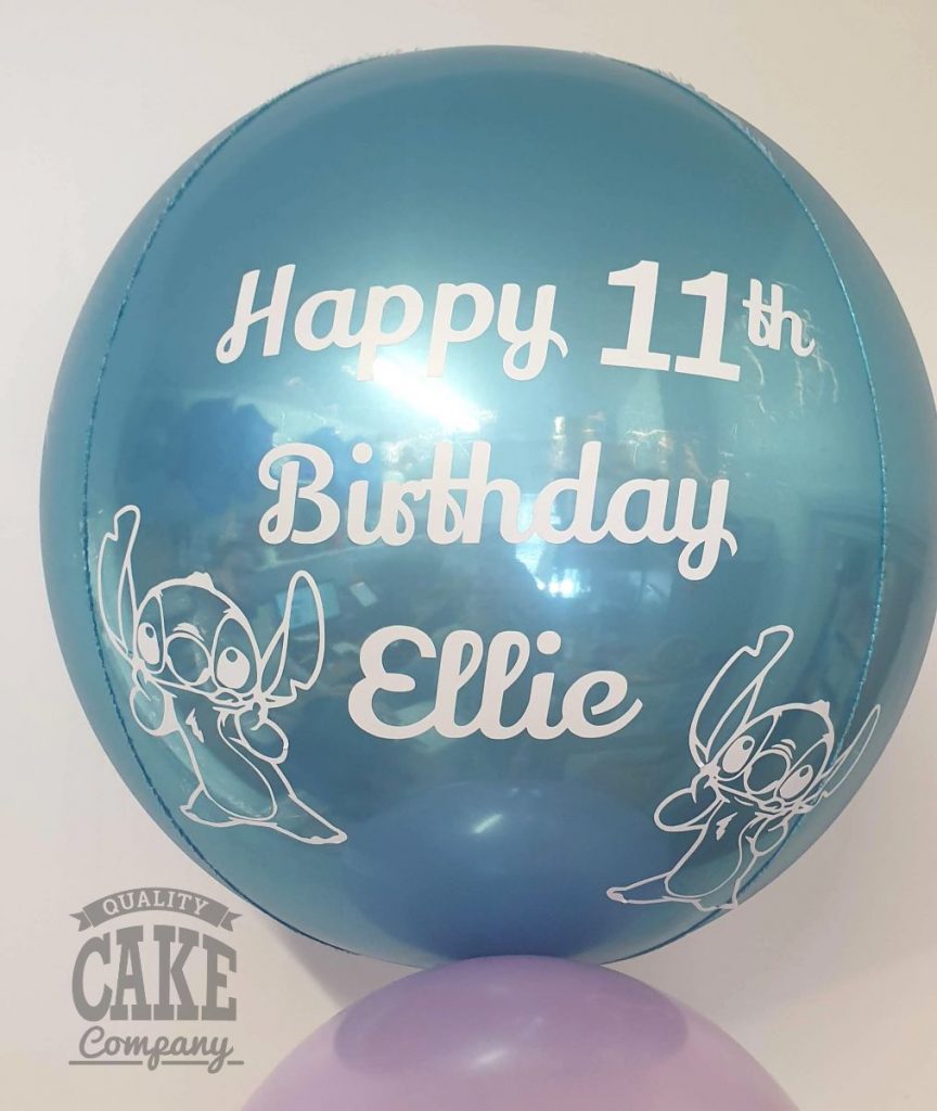 Personalised Orb Balloons - Quality Cake Company Tamworth