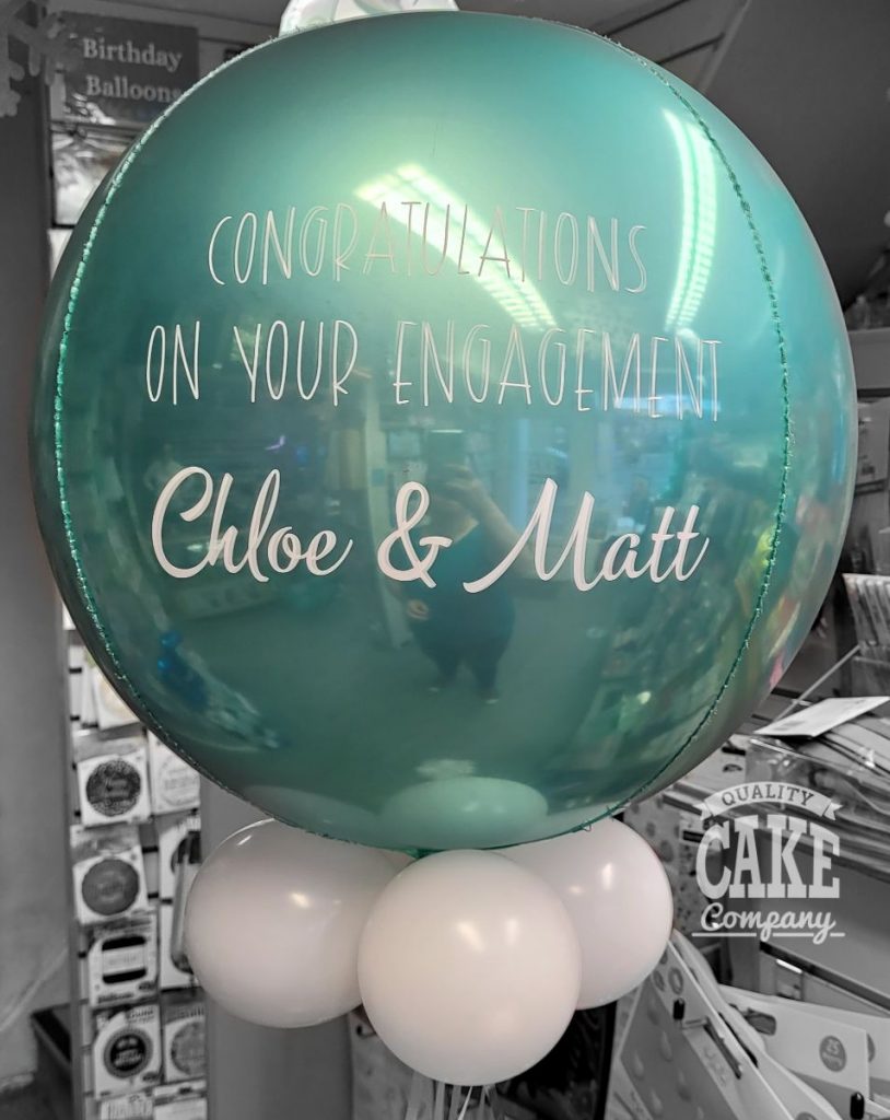 Engagement Balloons & Decorations - Quality Cake Company