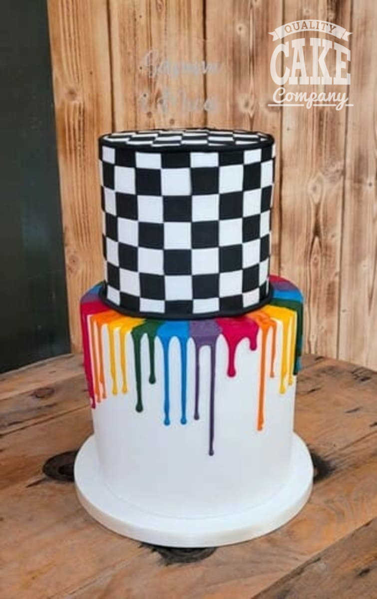 Colourful Wedding Cakes - Quality Cake Company