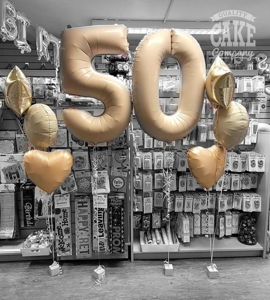 Large Number & Letter Balloons - Quality Cake Company Tamworth