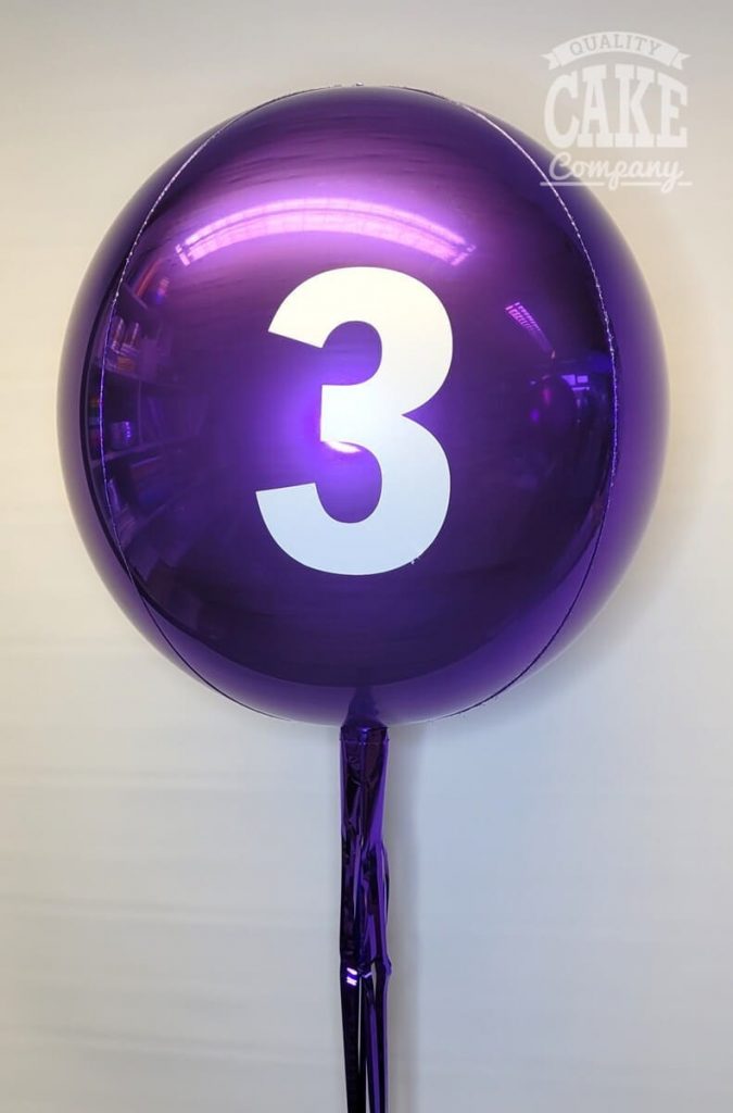 Table Number Balloons- Quality Cake Company Tamworth
