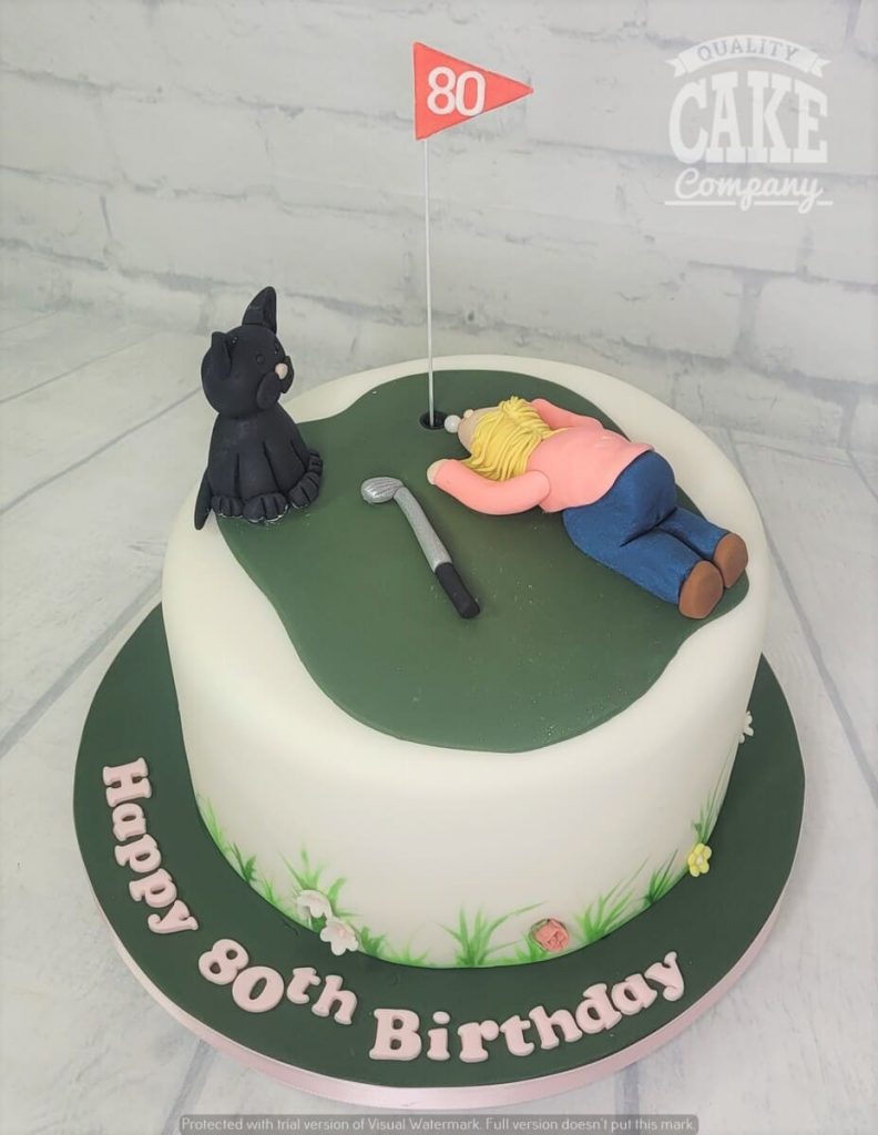 Golf Theme Cakes - Quality Cake Company - Tamworth