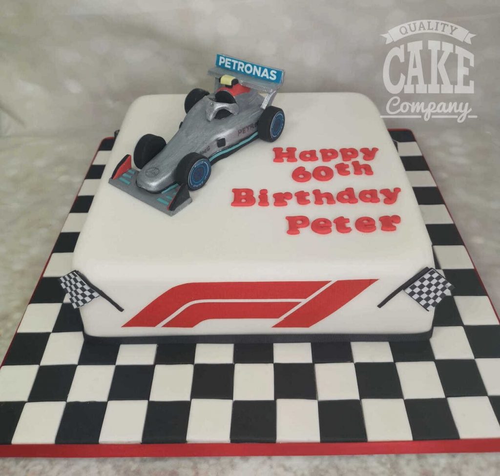 F1 Formula 1 Theme Cakes - Quality Cake Company - Tamworth