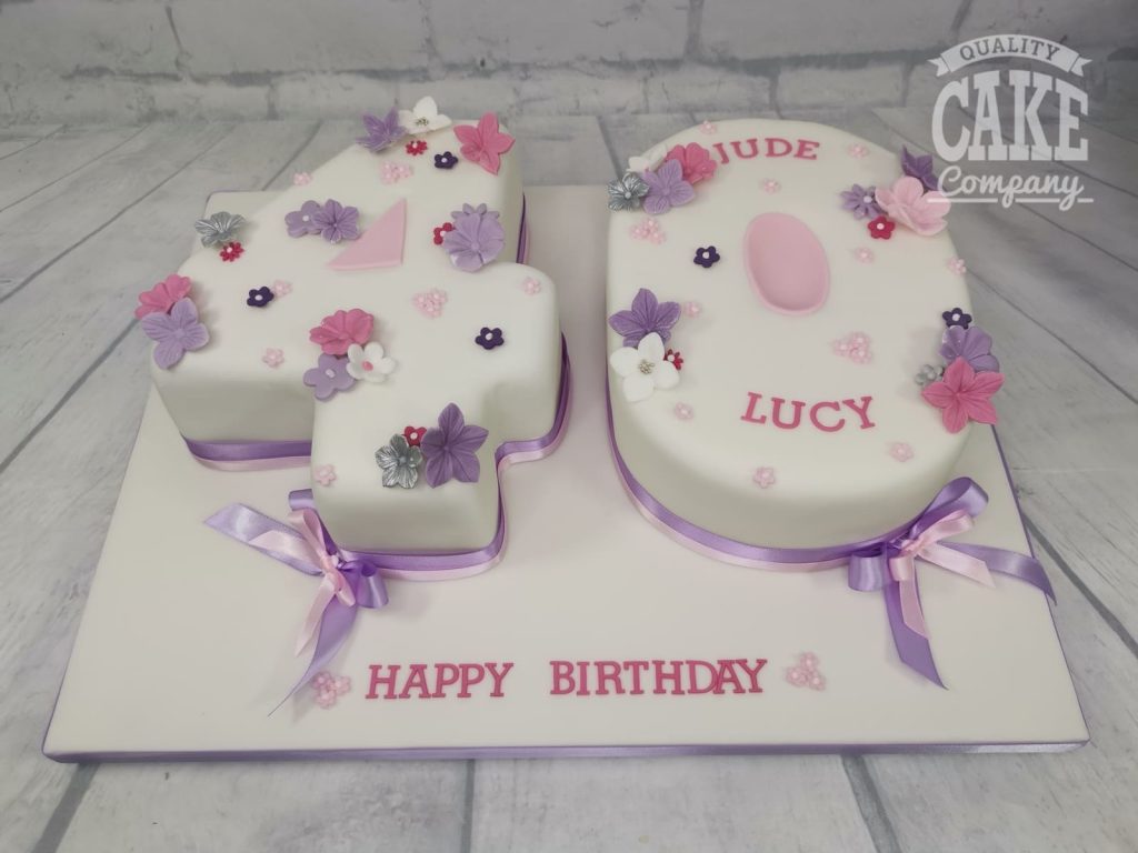 Number Shaped Cakes - Quality Cake Company Tamworth