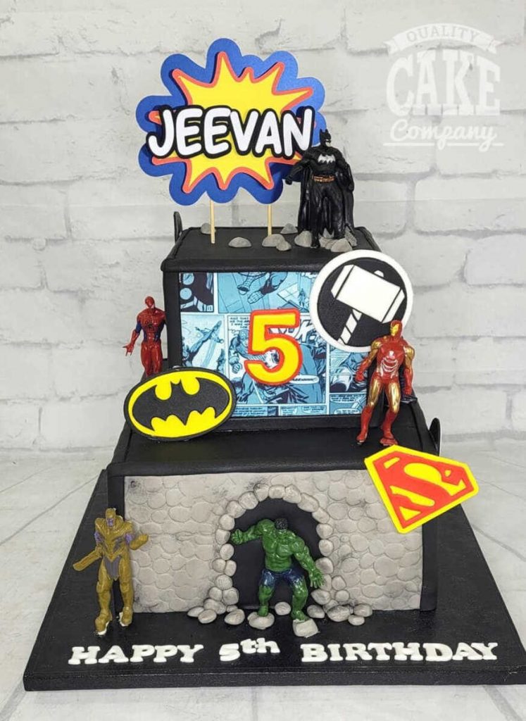 Superhero Theme Cakes - Quality Cake Company Tamworth