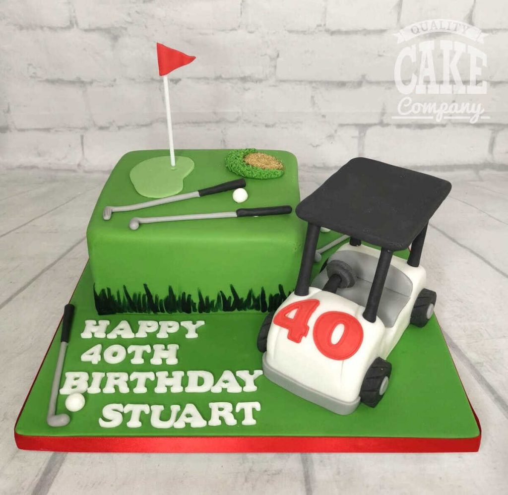 Golf Theme Cakes - Quality Cake Company - Tamworth