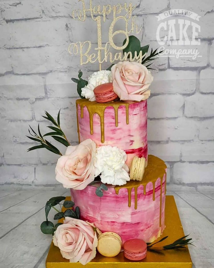 Two-tier Drip Cakes - Quality Cake Company Tamworth