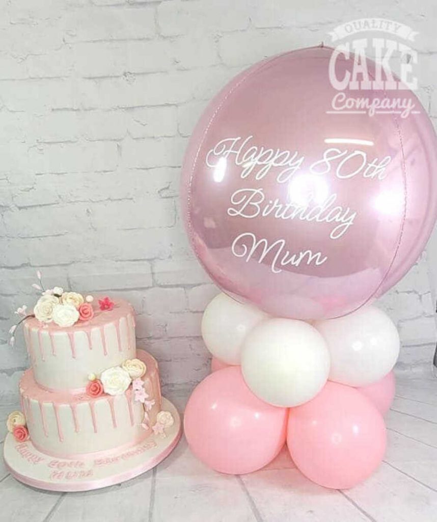80th Birthday Balloons & Decorations - Quality Cake Company