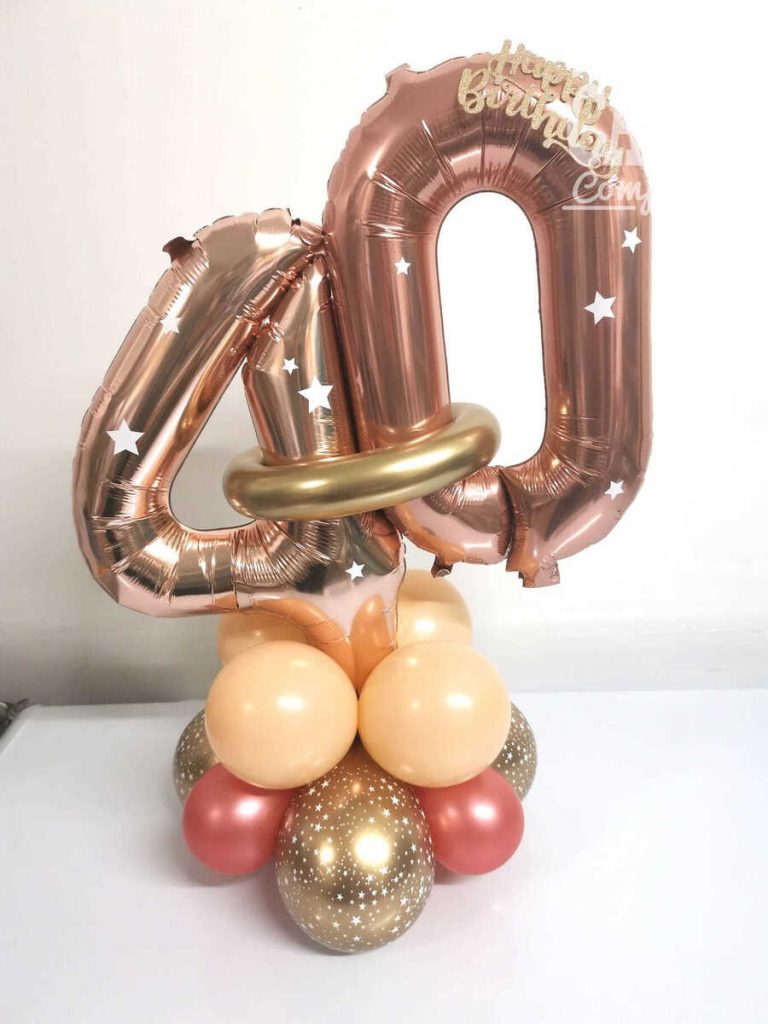 40th Birthday Balloons & Decorations - Quality Cake Company