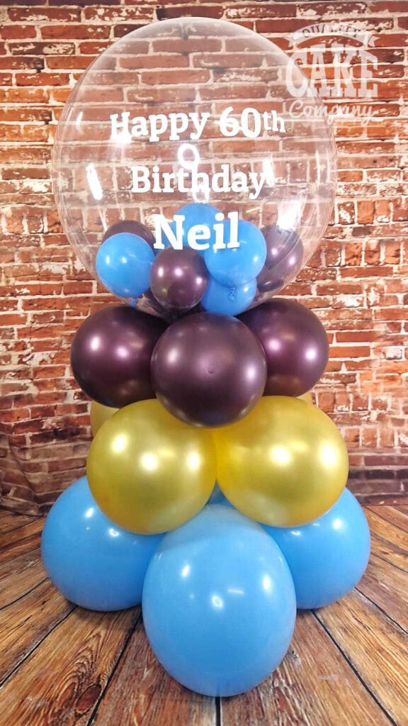 Table Balloon Displays - Quality Cake Company Tamworth