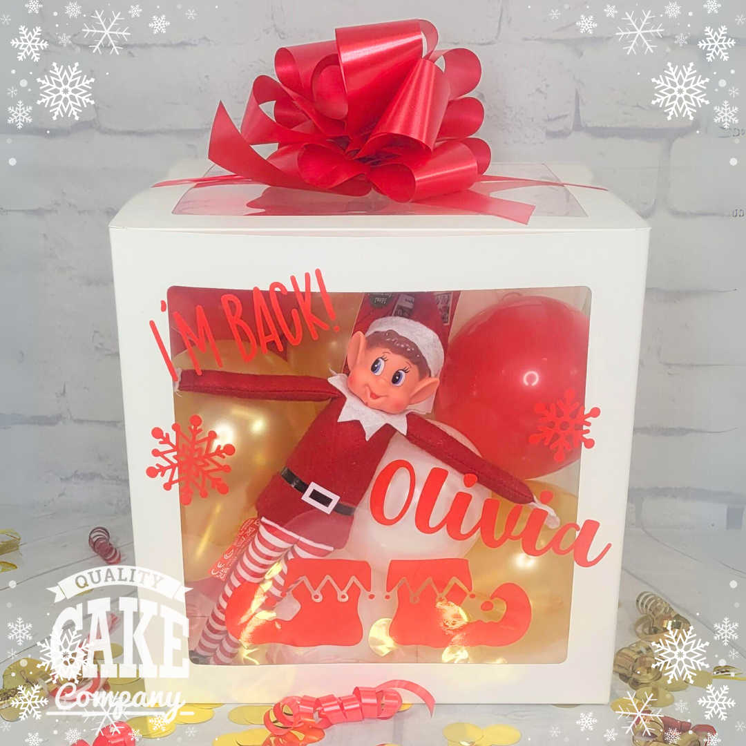 Christmas Naughty Elf Arrival Balloons - Quality Cake Company