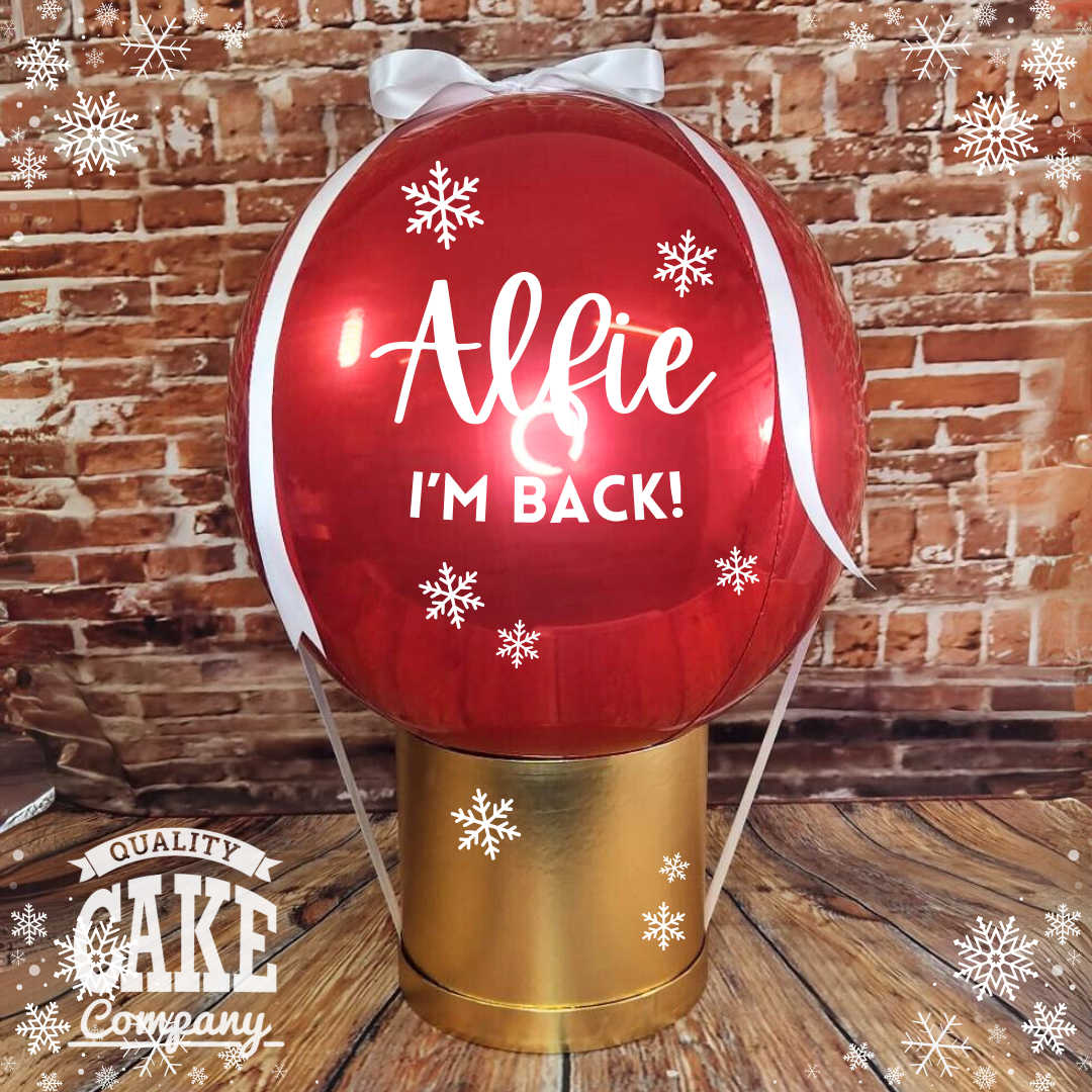 Christmas Naughty Elf Arrival Balloons - Quality Cake Company