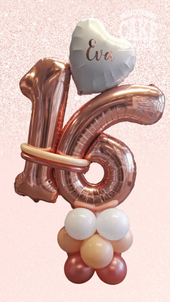 16th Birthday Balloons & Decorations - Quality Cake Company