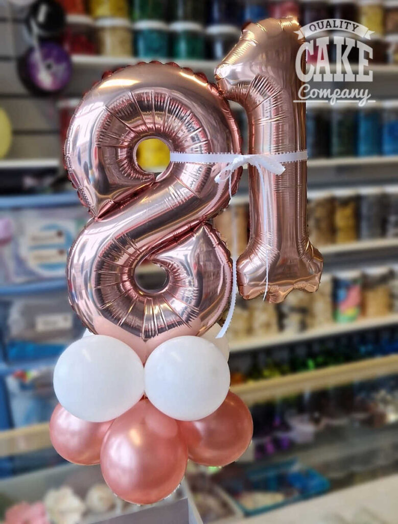 80th Birthday Balloons & Decorations - Quality Cake Company