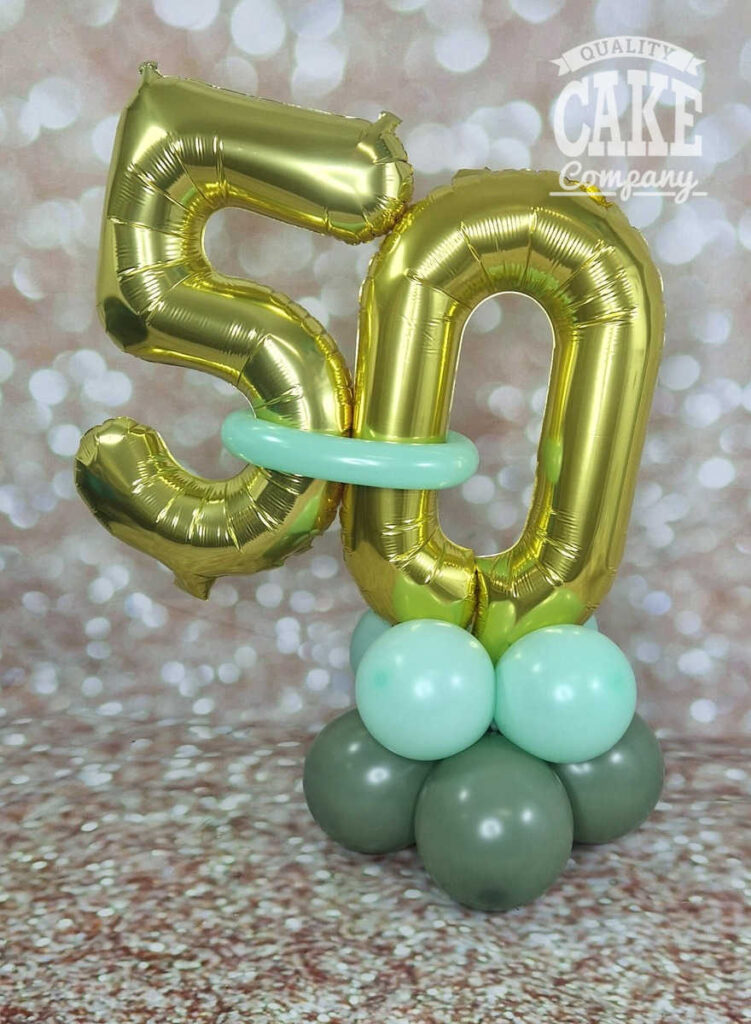 Table Balloon Displays - Quality Cake Company Tamworth