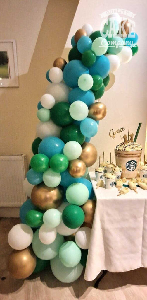 Organic Balloon Arches - Quality Cake Company Tamworth