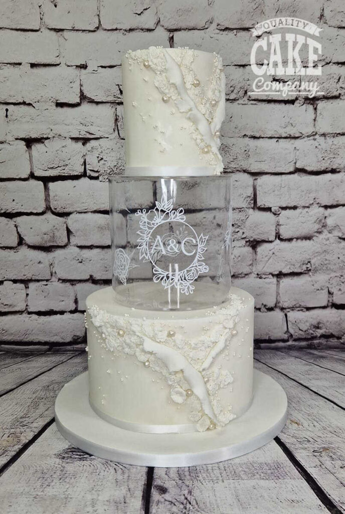 White Wedding Cakes - Quality Cake Company Staffordshire