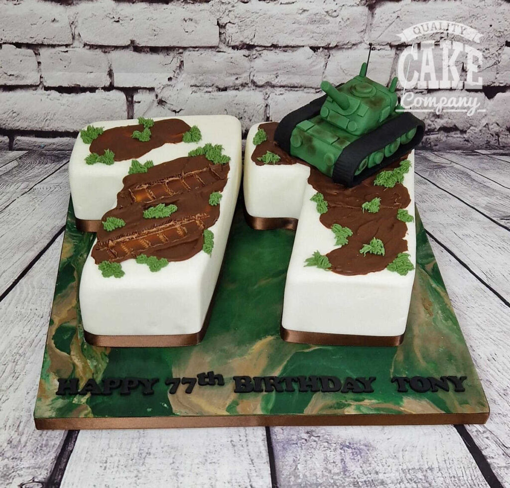 Number Shaped Cakes - Quality Cake Company Tamworth