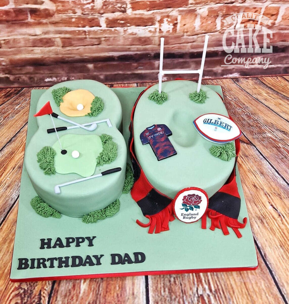Rugby Theme Cakes - Quality Cake Company - Tamworth