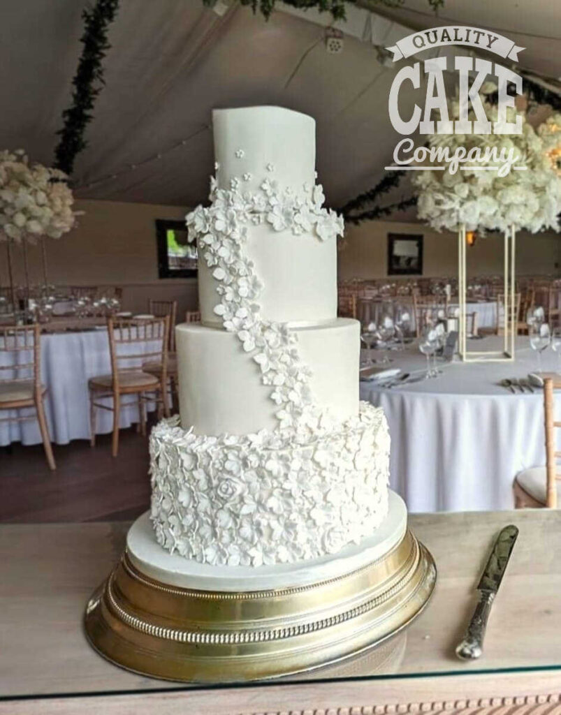 White Wedding Cakes - Quality Cake Company Staffordshire