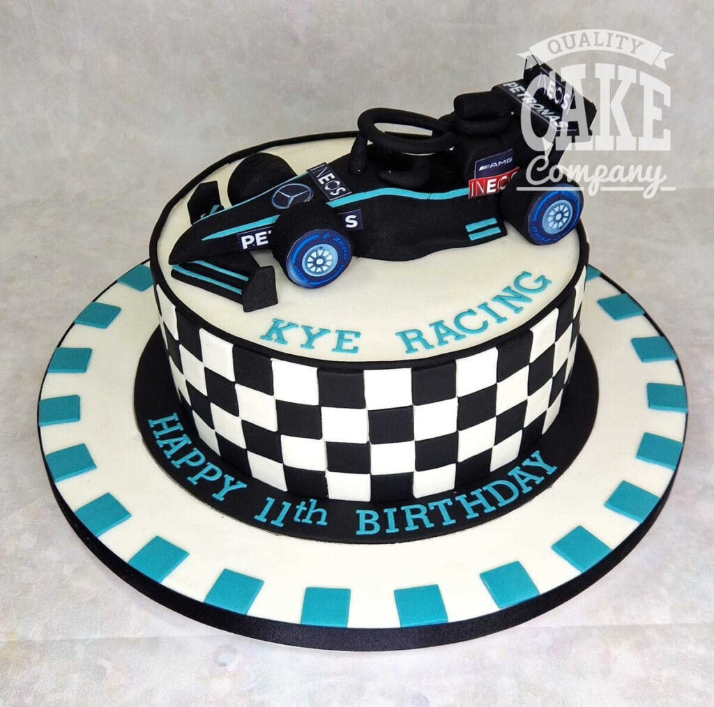 F1 Formula 1 Theme Cakes - Quality Cake Company - Tamworth