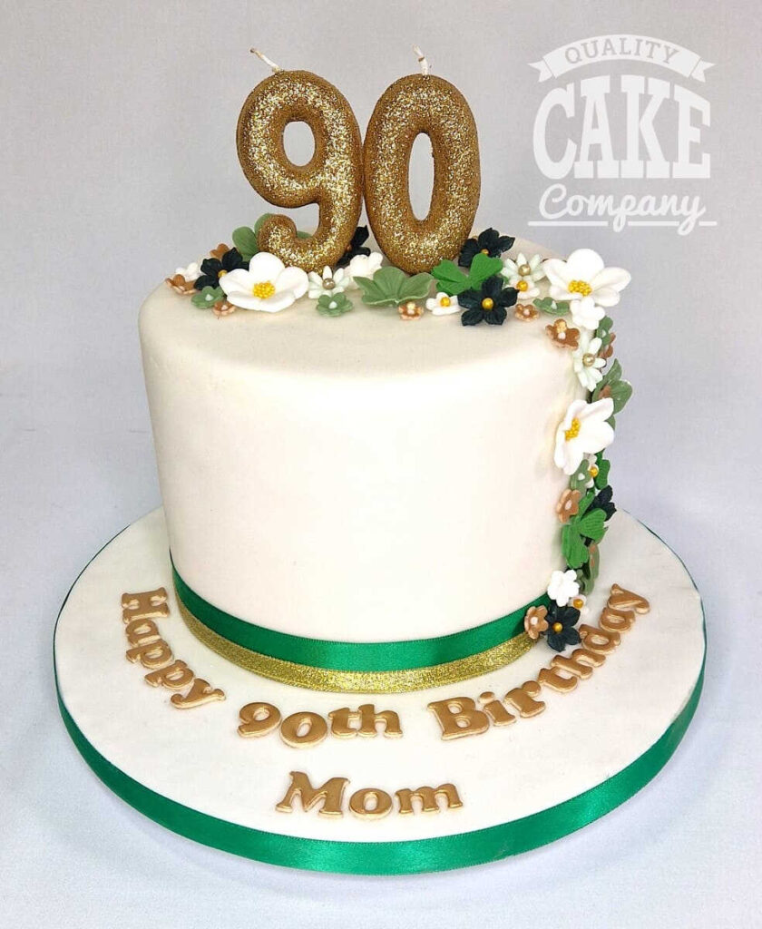 90th Birthday Cake Ideas Nan's 90th 'Family Etched' Birthday Cake