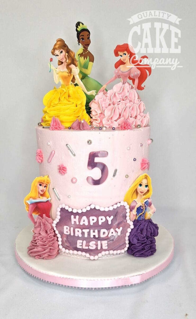 Happy Birthday Princess Pink Cake