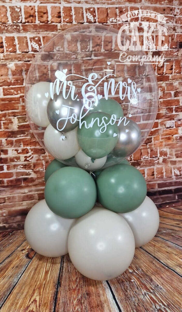 Table Balloon Displays - Quality Cake Company Tamworth