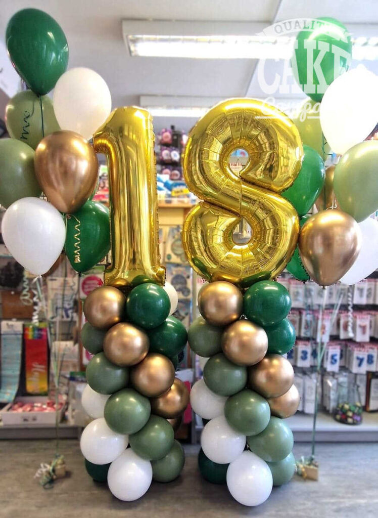 18th Birthday Balloons & Decorations - Quality Cake Company