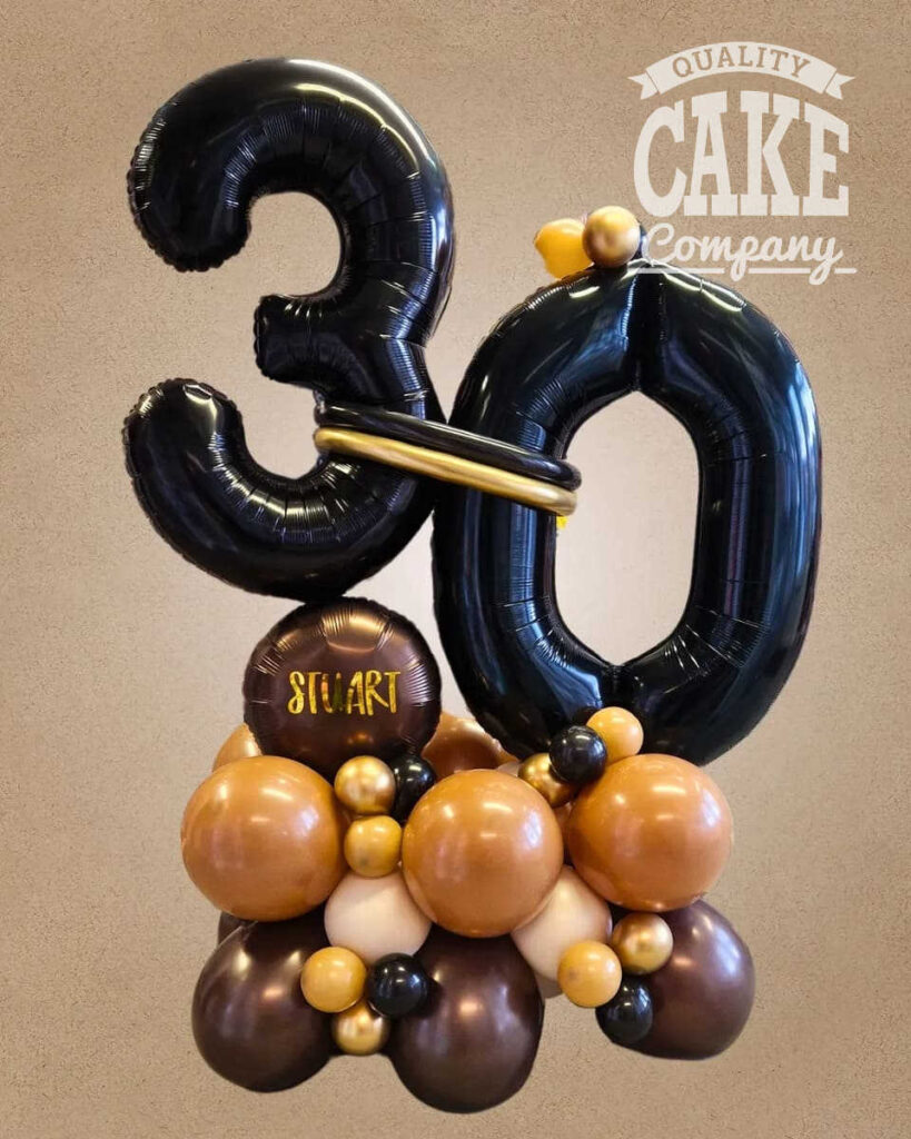 Balloon Displays - Quality Cake Company Tamworth