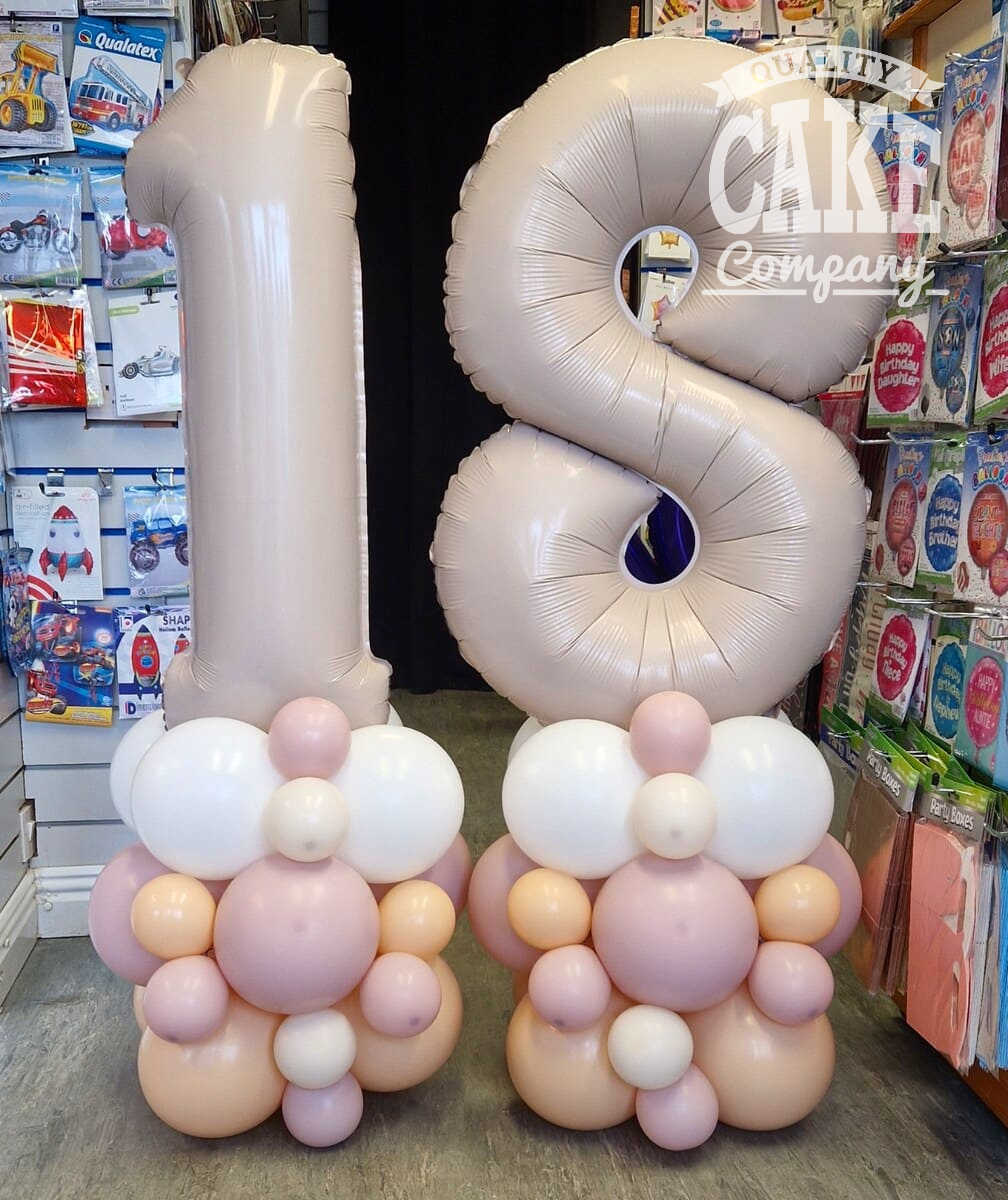 Balloon Columns & Stacks - Quality Cake Company Tamworth