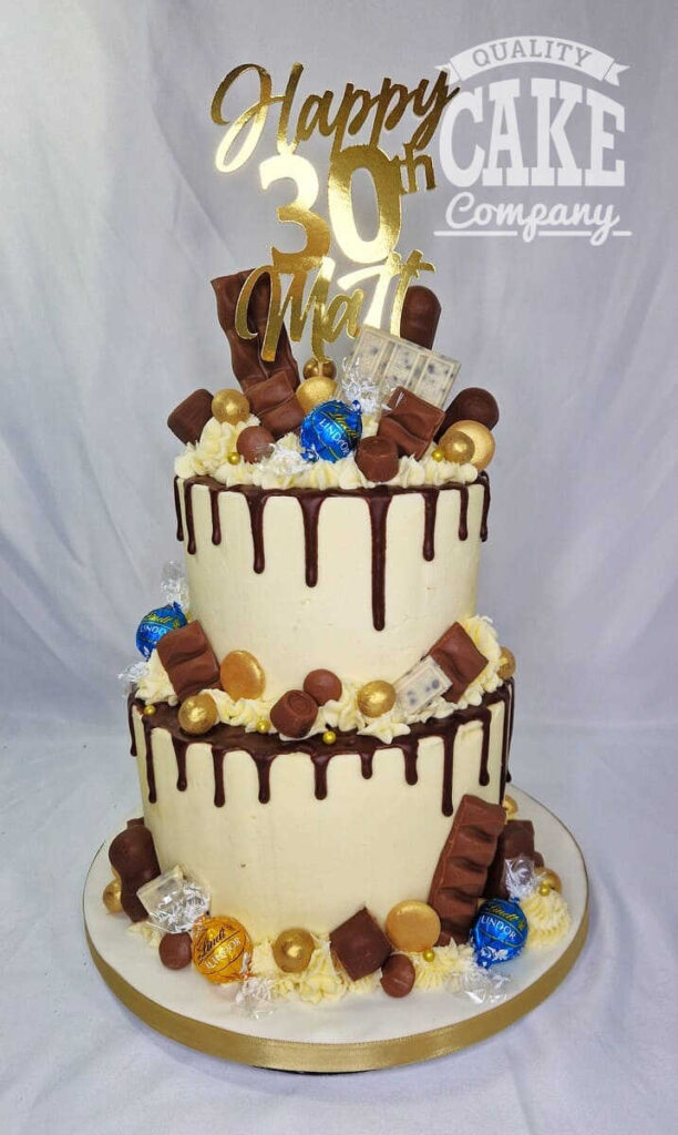 Two-tier Drip Cakes - Quality Cake Company Tamworth