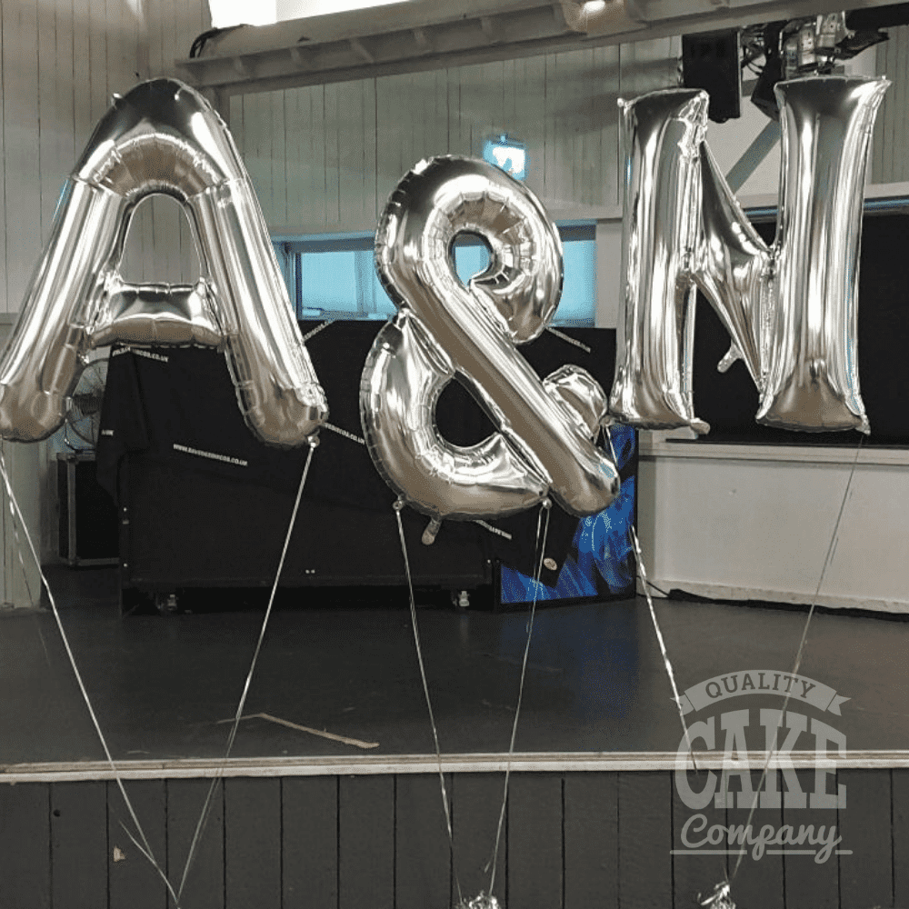 Wedding letter balloons | Honestweddingadvice.com