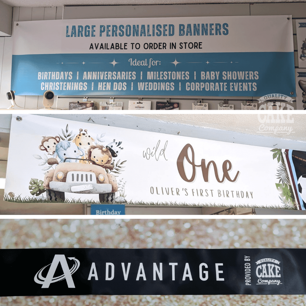Branded Banners - Quality Cake Company Tamworth