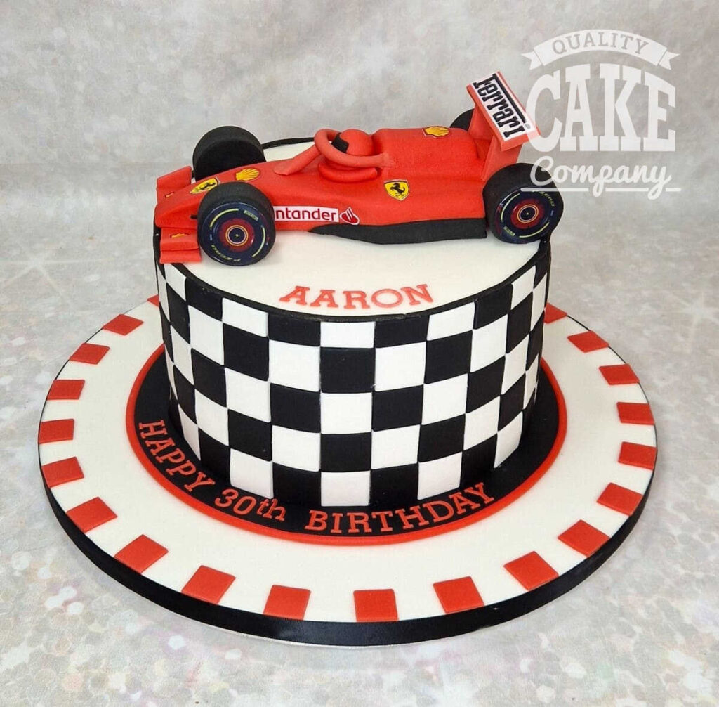 F1 Formula 1 Theme Cakes - Quality Cake Company - Tamworth