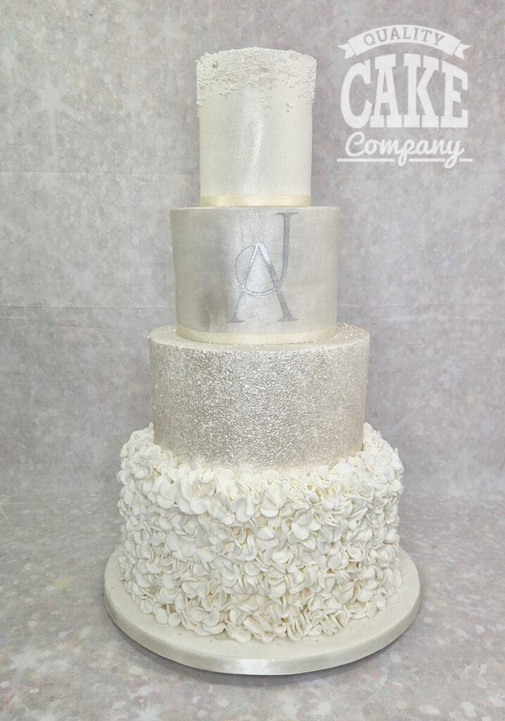 White Wedding Cakes - Quality Cake Company Staffordshire