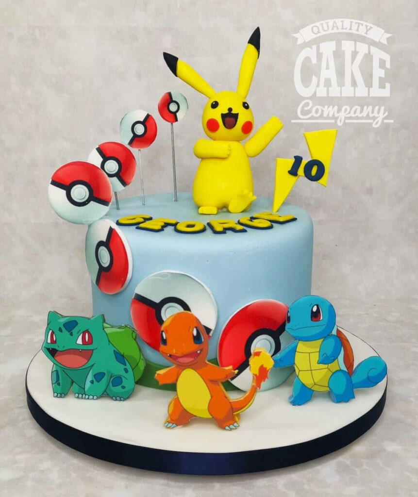 Pokemon Theme Cakes - Quality Cake Company Tamworth
